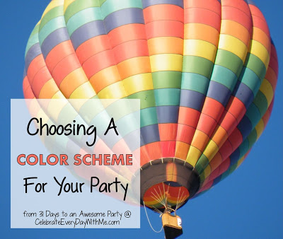 31 Days to An Awesome Party: Color Scheme (Day 7) - Celebrate Every Day ...